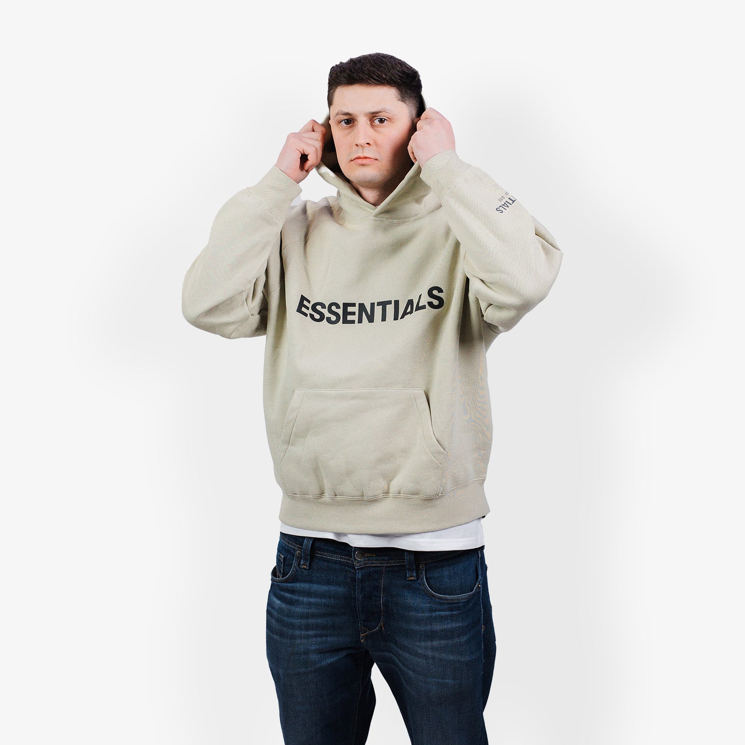 Hanorac Essentials Fear of God Applique "Avocado" | Unfazed