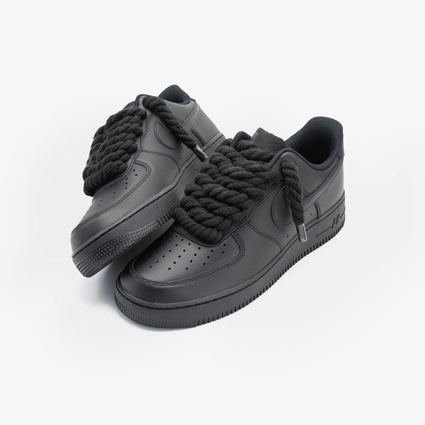 Nike Air Force 1 Black “Black Rope” | Unfazed
