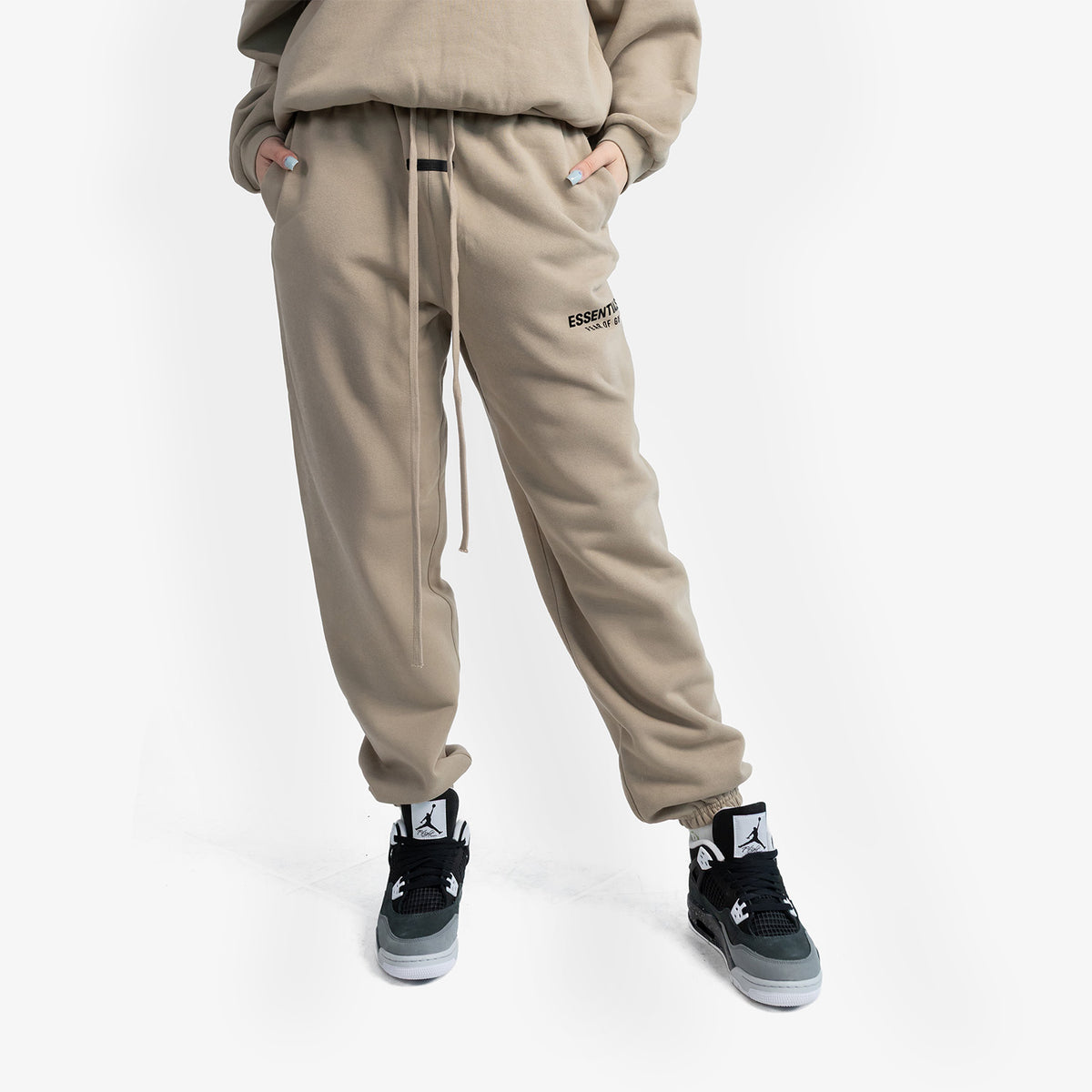 Pantaloni Lungi Essentials Fear Of God "Desert Sand" | Unfazed
