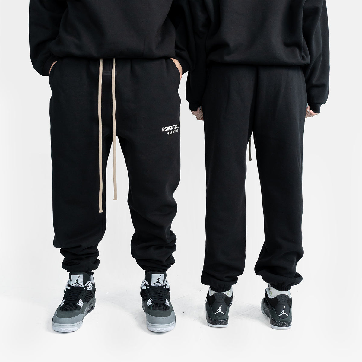 Pantaloni Lungi Essentials Fear Of God "Black White" | Unfazed