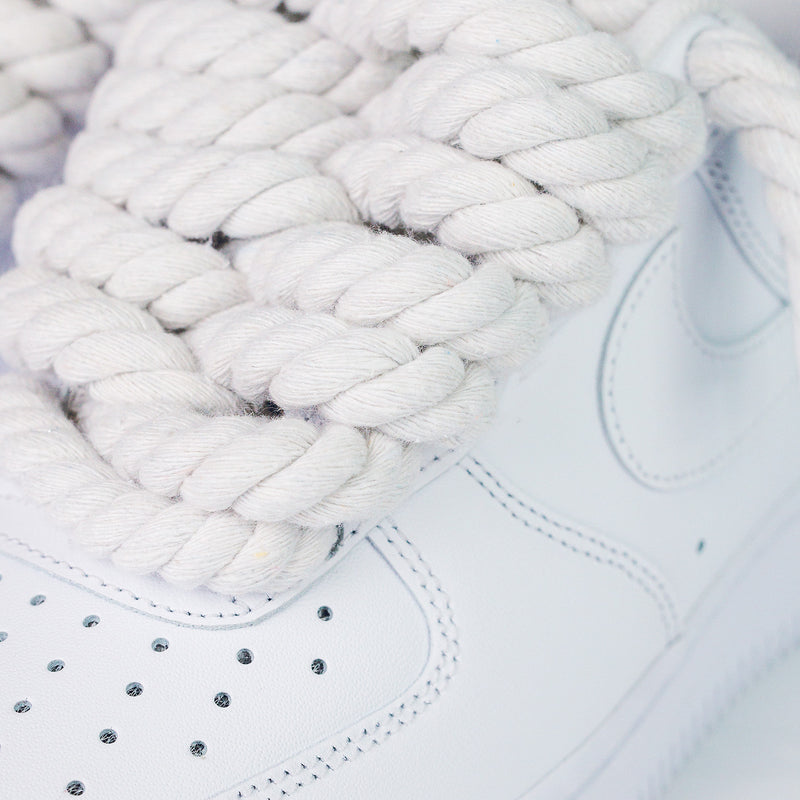 Nike Air Force 1 Low "Snow White Rope Lace" | Unfazed