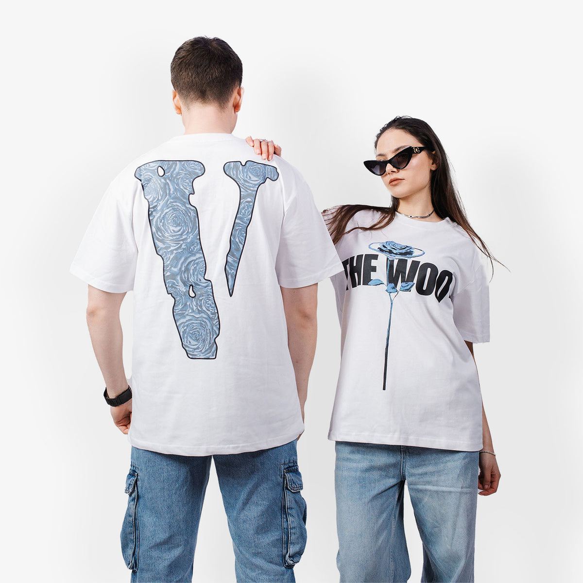 Tricou Pop Smoke x Vlone "The Woo White" | Unfazed
